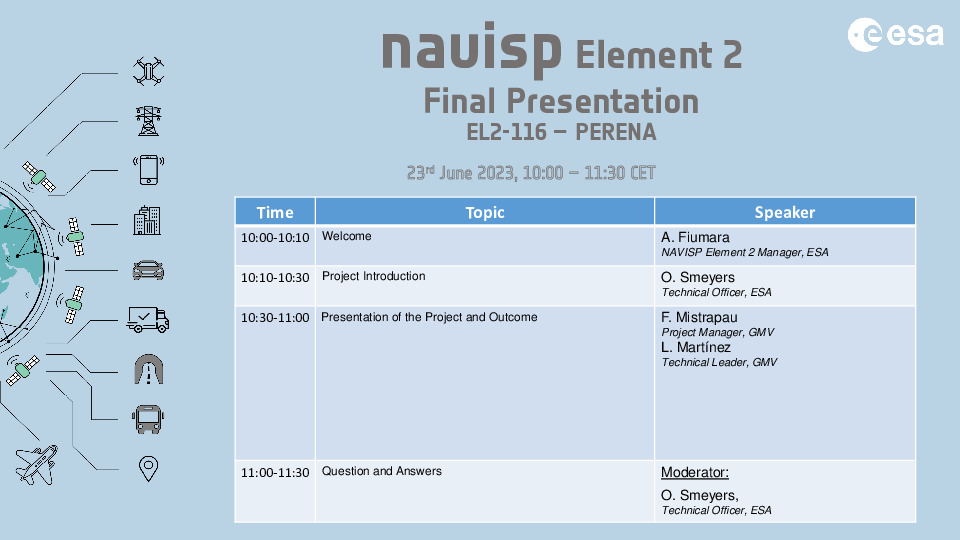 ESA's NAVISP Programmes